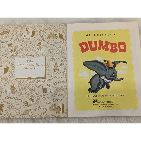 Accents | 1979 Vintage Walt Disneys Dumbo Little Golden Books | Poshmark